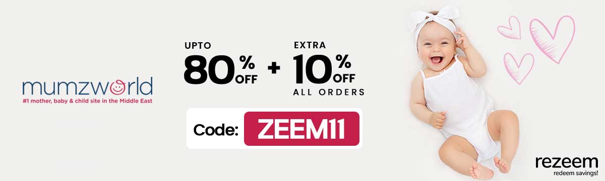 Mumzworld Coupon Codes: 80% Off + Extra 10% - Dec 2024